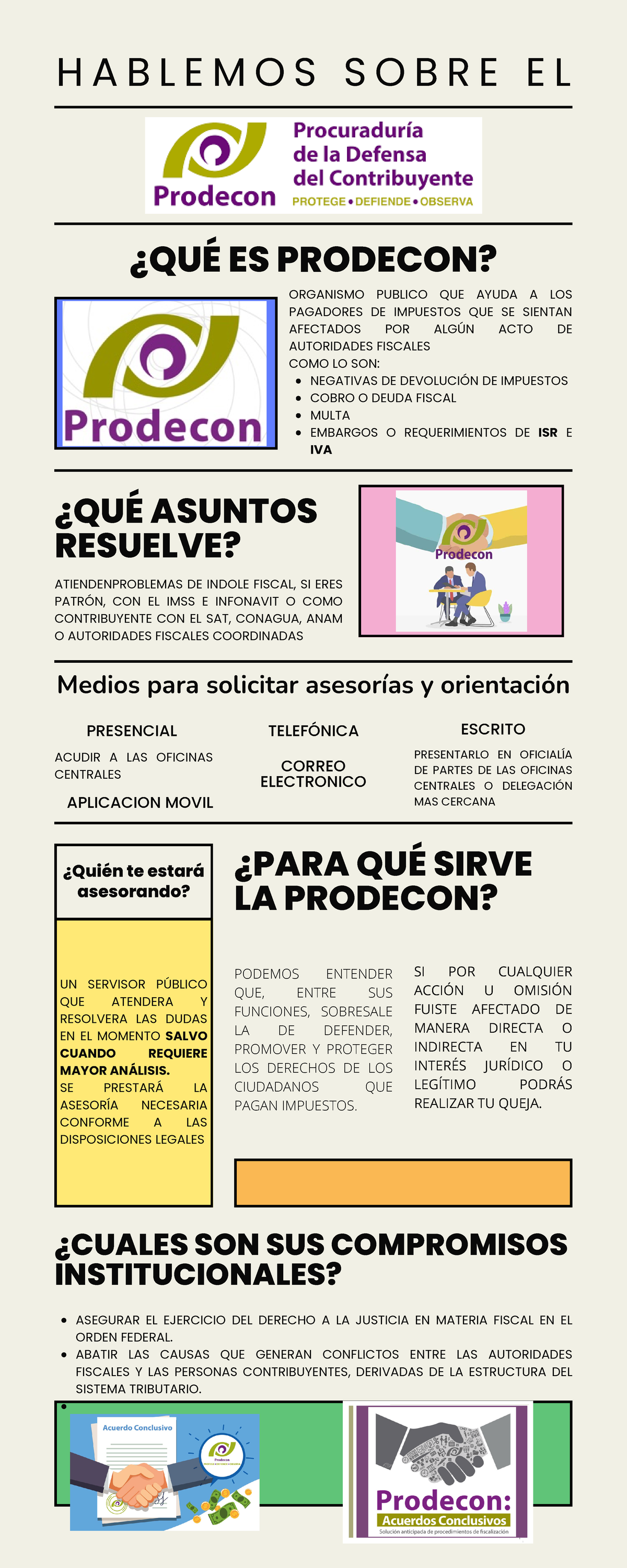 Infografía de prodecon - UN SERVISOR PÚBLICO QUE ATENDERA Y RESOLVERA ...
