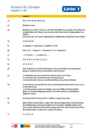 Grammatik Kopiervorlagen L1 B2 - Arbeitsblätter Grammatik © Ernst Klett ...