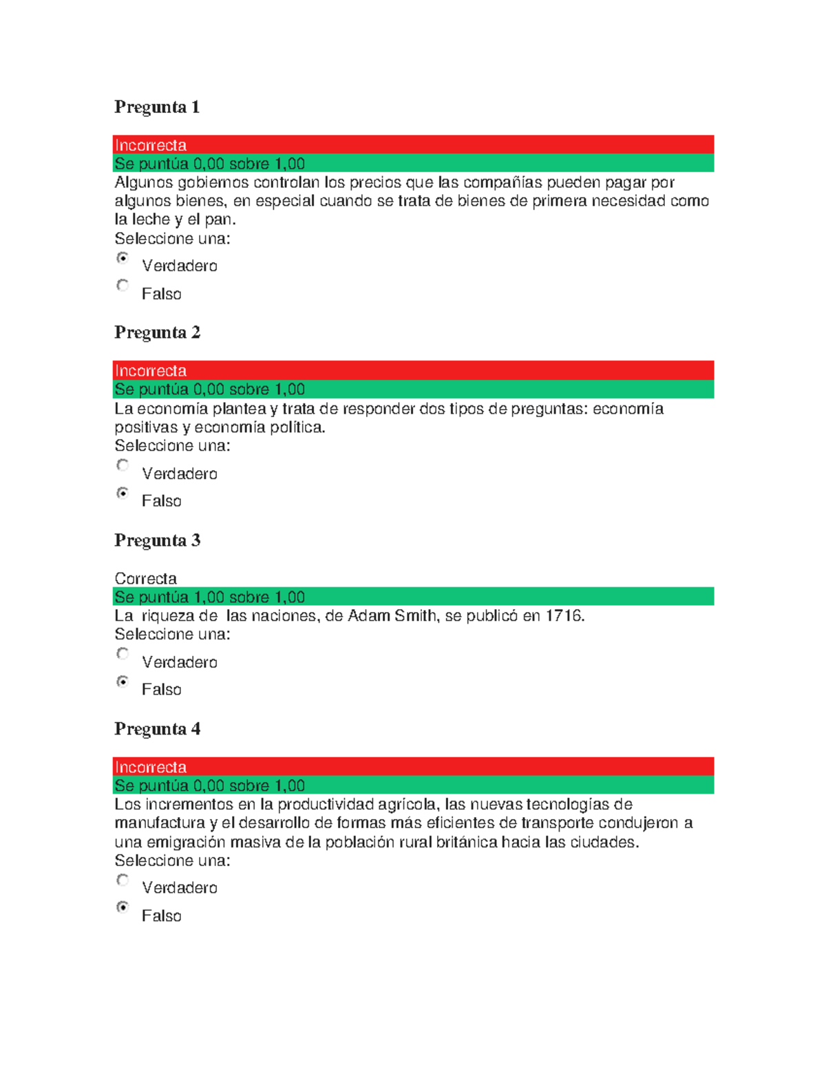 Examen I Microeconomía: Respuestas y Preguntas Clave - Studocu