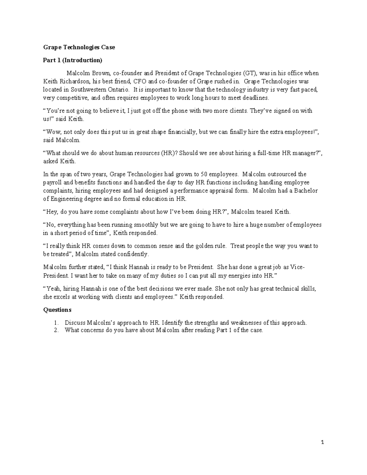 Grape Technologies Case Study: HR Challenges & Solutions (Dec 2025 ...
