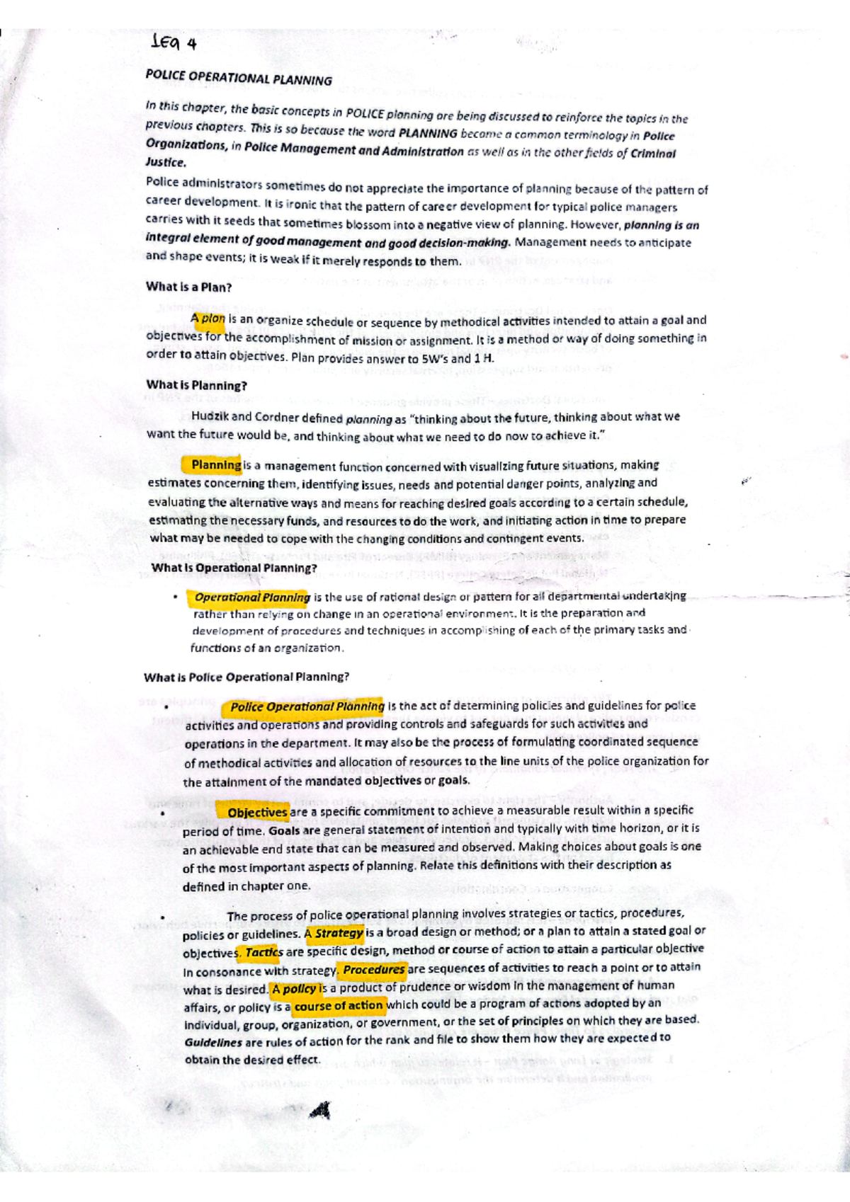 LEA-4 Reviewer Guide: Comprehensive Study Notes - Studocu