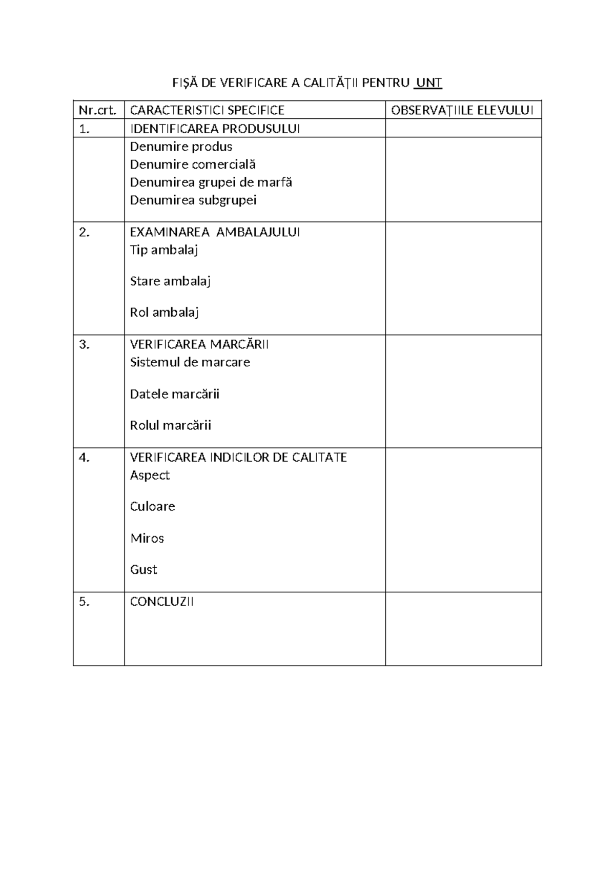 Fisa calitate unt - referat - Fisa de evaluare_nir, registru de casa ...
