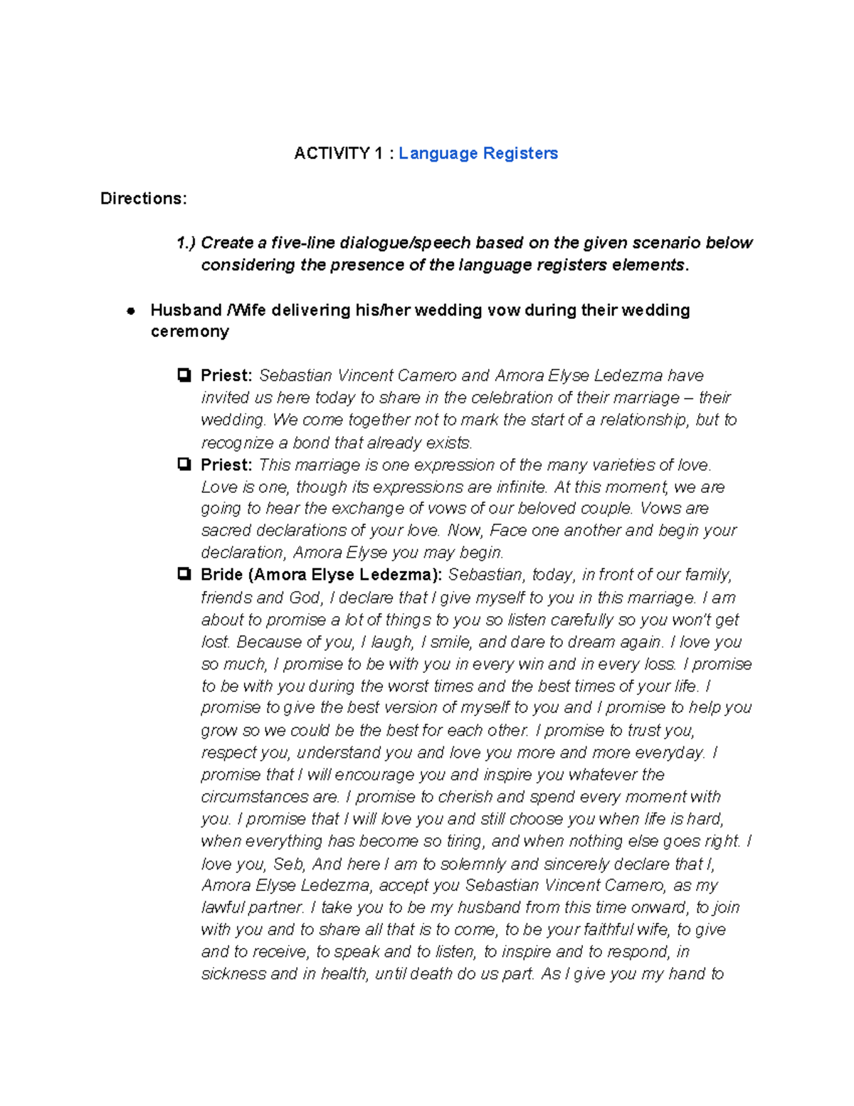 PURC-Language-Registers - Ramos, Mae S. BSN 1 -Y1- ACTIVITY 1 ...