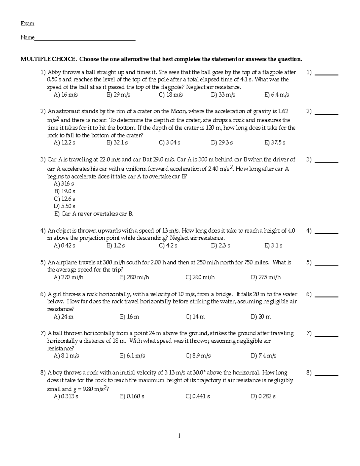 2350 Final Exam Practice Test I-V2: Multiple Choice Questions - Studocu