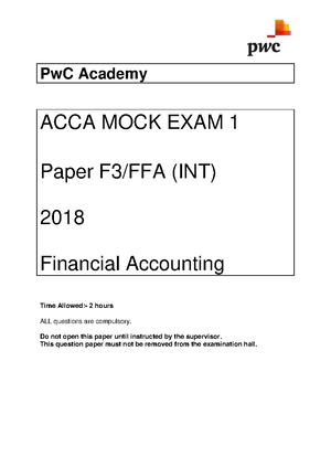 CIMA Case study - Feb 25 - strategic - Mock G - Questions - MOCK G ...
