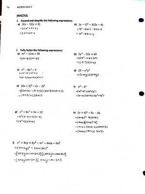 Mcr3u exam practice - EXAM REVIEW QUESTIONS 1. Determine the maximum or ...