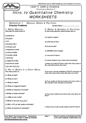 Module 3 chemistry - Module 3: Reactive Chemistry Chemical Reactions ...