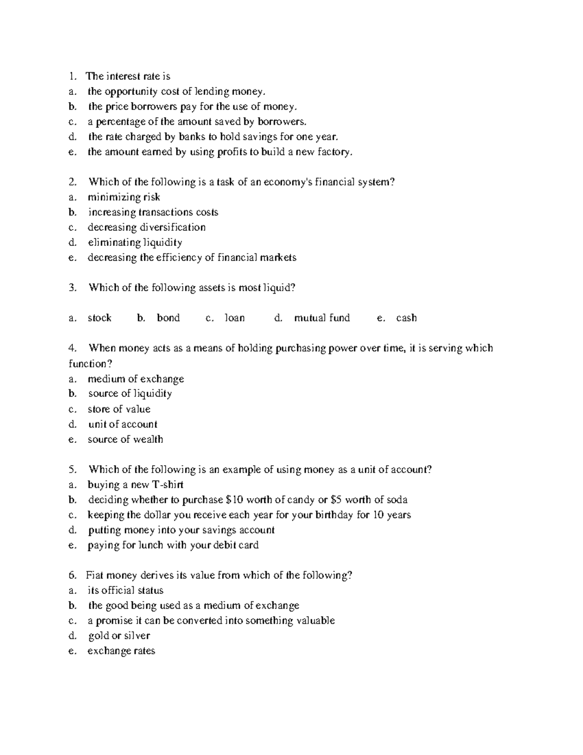 Federal Reserve Monetary Policy (ECO 101): Exam Questions - Studocu