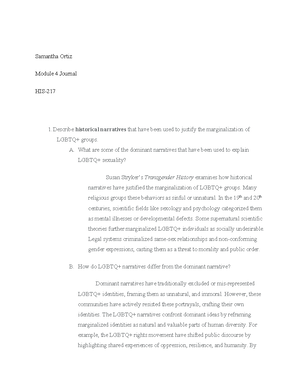 HIS 217 Journal 1-2: Deconstructing Immigration Narratives - Studocu