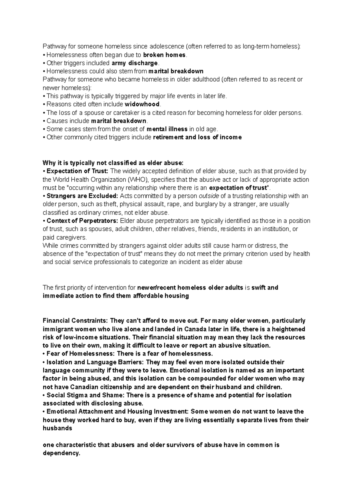 Pathways to Homelessness: Understanding Long-Term and Recent Cases ...