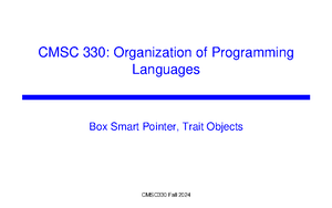 25-software security - cliff - Software Security Building Security in CMSC330 Fall 2024 Security ...