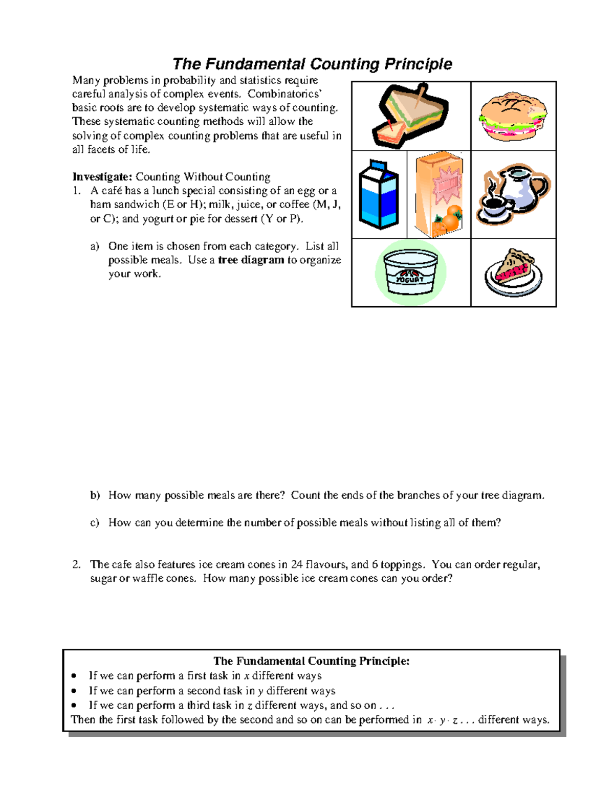 Fundamental Counting Principle: Probability & Statistics Overview - Studocu