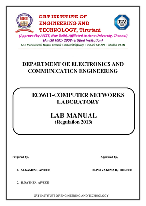 Computer Networks (BCS502) Module 4: Overview of Transport Layer - Studocu