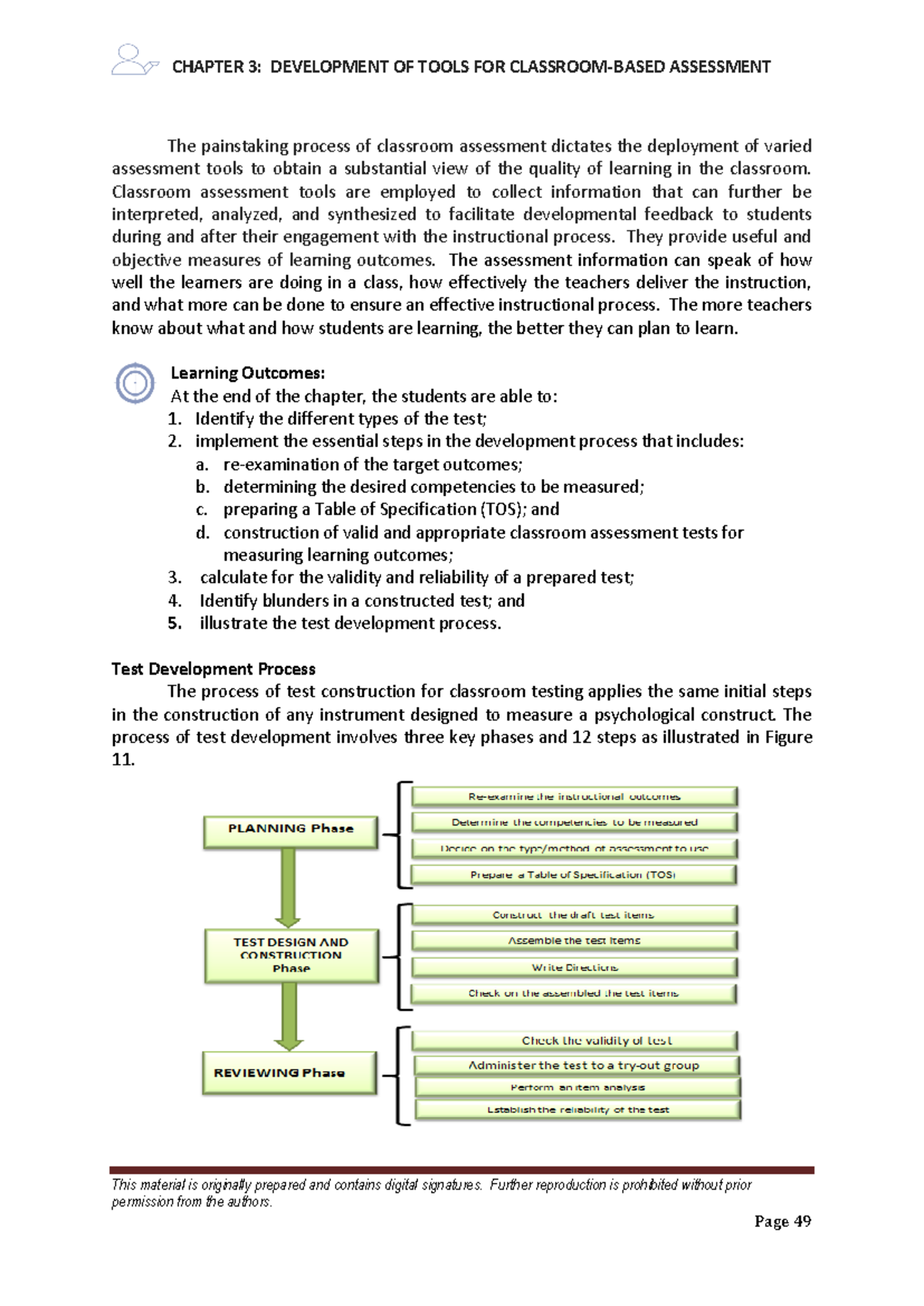 Chapter 3 Test: Development Process and Assessment Techniques - Studocu