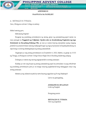 Filipino sa Piling Larangan (Grade 12) - Learning Module Q1 - Studocu