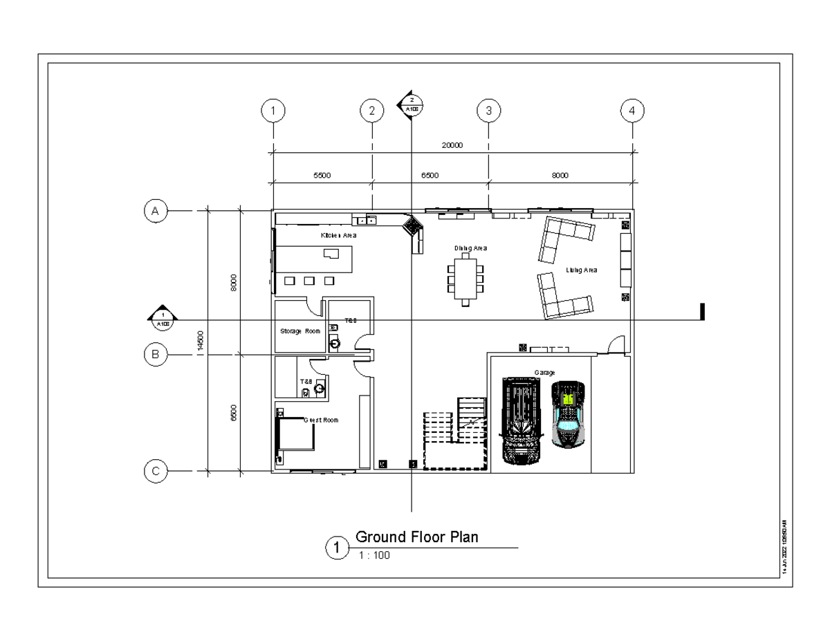 Architectural Floorplan Overview: Ground & Second Floor Plans - Studocu