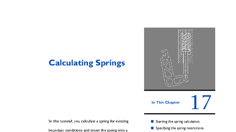 Calculating Springs: Chapter 17 Tutorial on Spring Design - Studocu