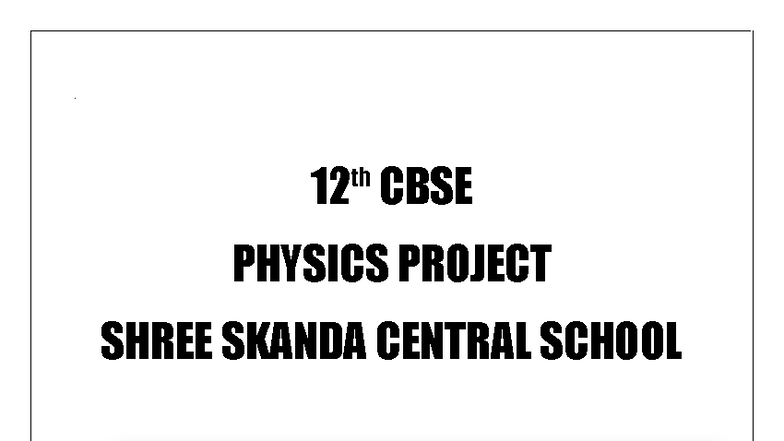 CBSE Class XII Physics Project: Estimating Charge Induction on Balls ...