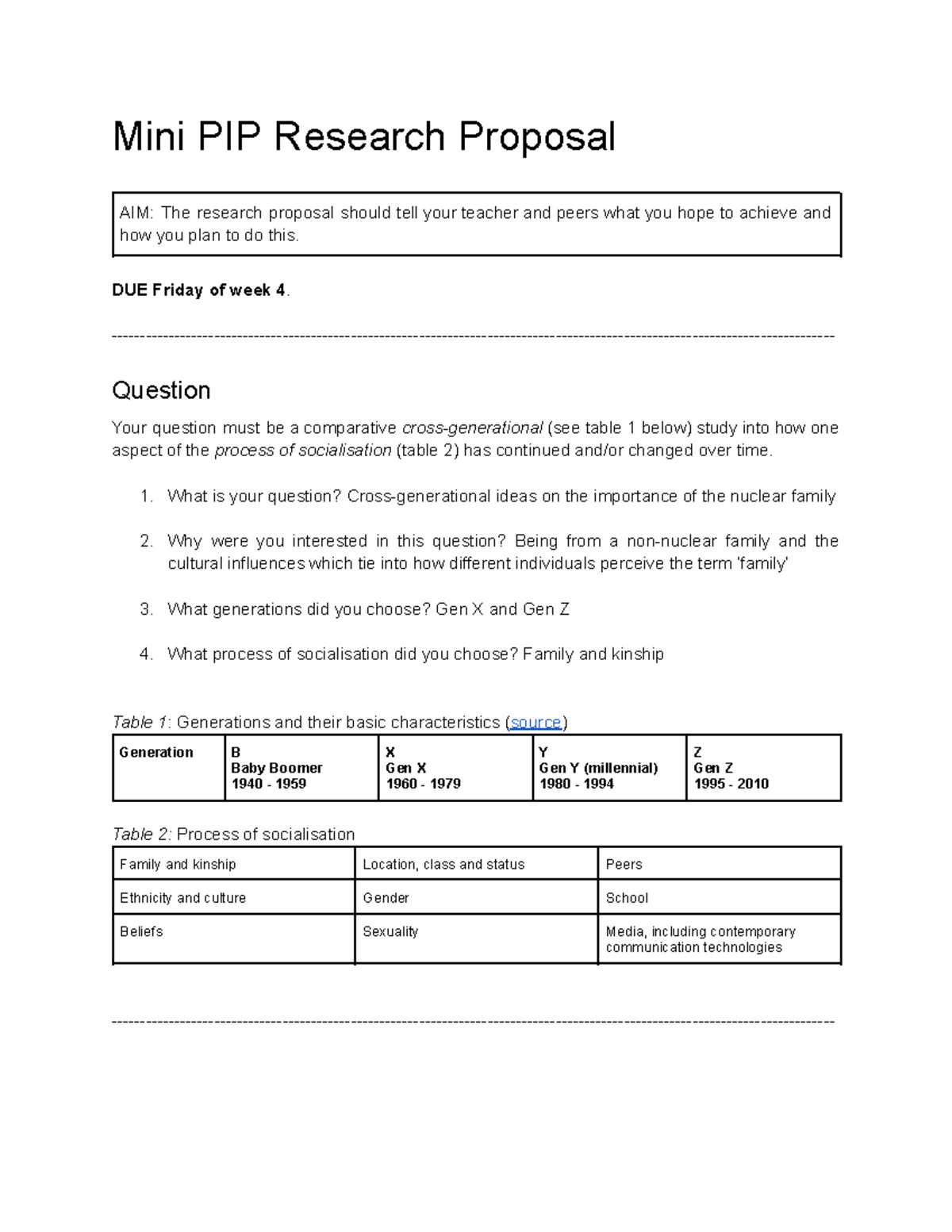 Mini PIP Research Proposal: Cross-Gen Analysis of Family Socialization ...