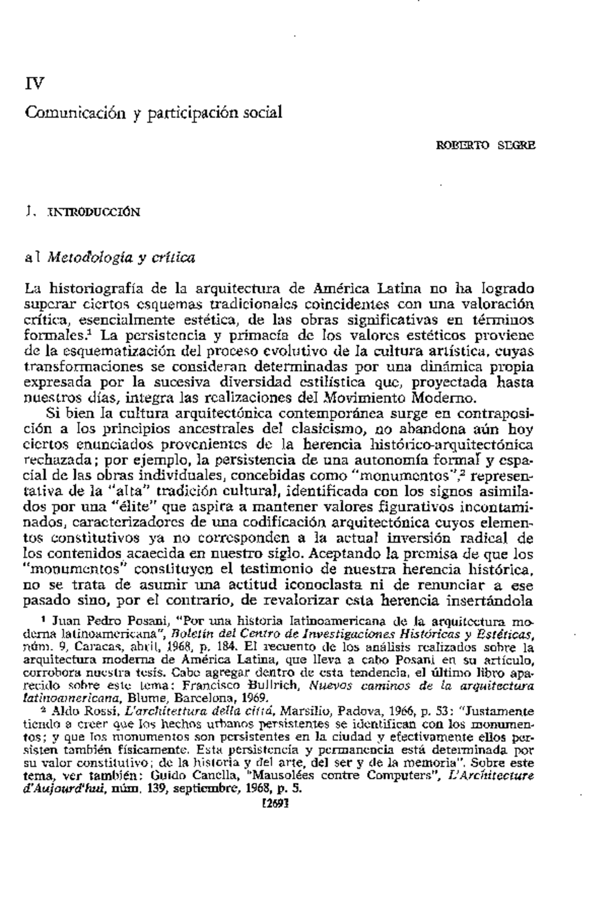 Análisis Crítico de la Arquitectura en América Latina - Roberto Segre ...
