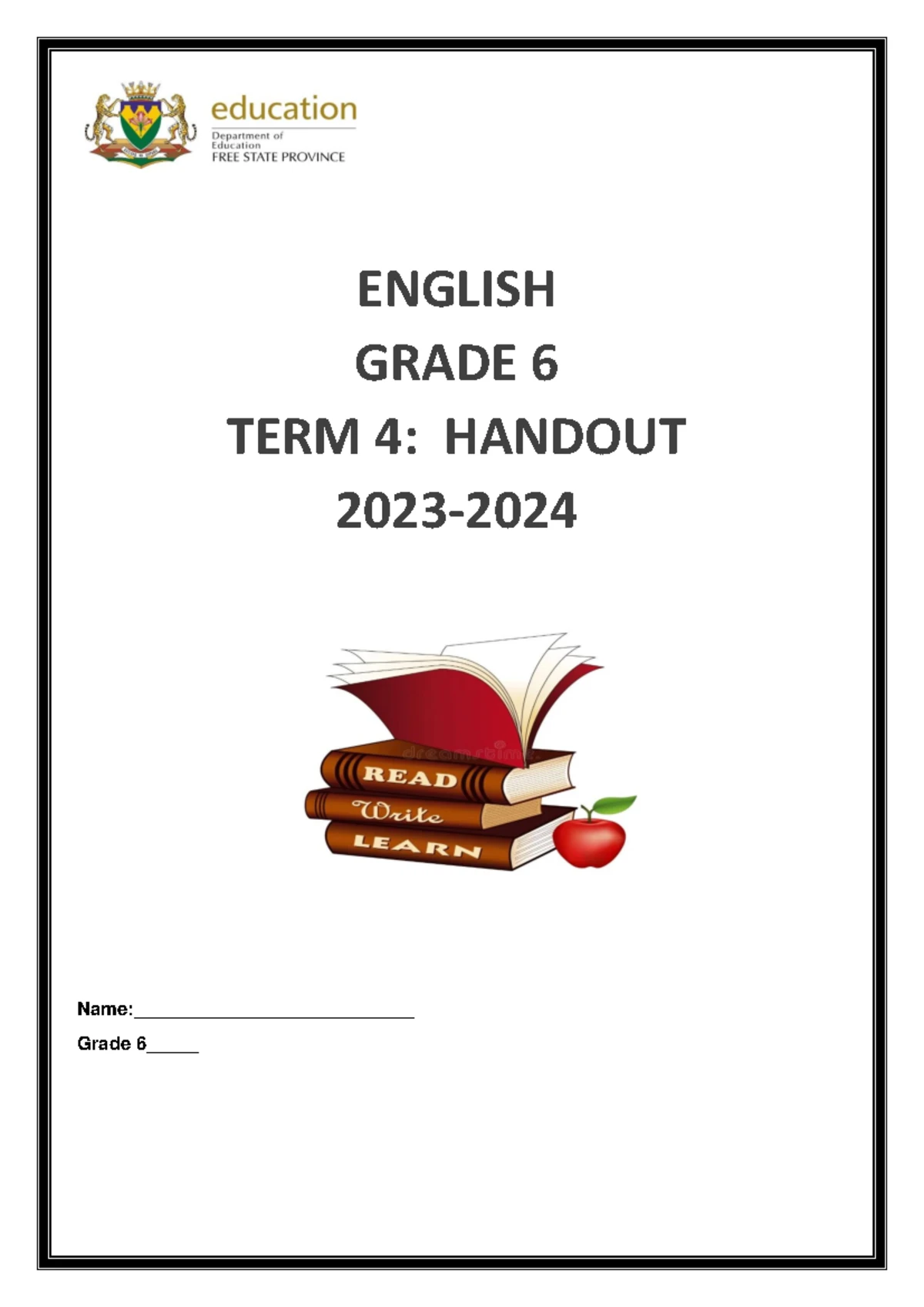 English FAL GR 6A JUNE 2021 - ENGLISH FIRST ADDITIONAL LANGUAGE GRADE 6 ...