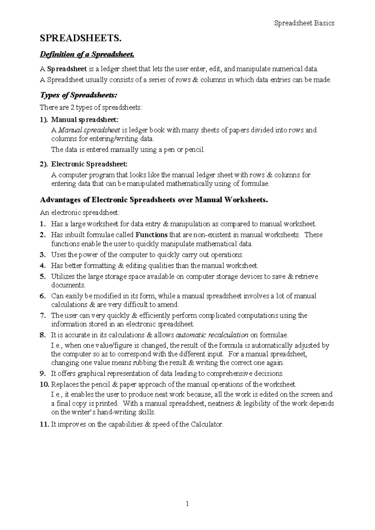 Computer Software - LECTURE NOTES - COMPUTER SOFTWARE. Software refers ...