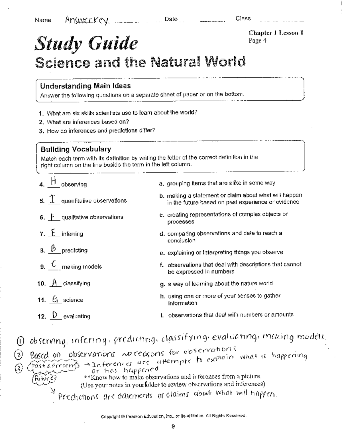 Chap 1 Study Guide Key - Science & Natural World Concepts - Studocu
