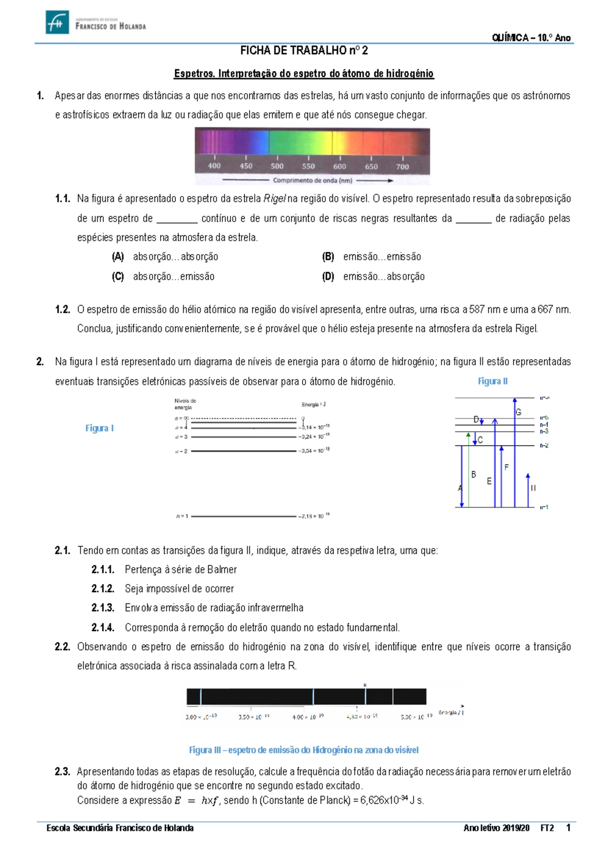Q12 - Configuração Eletrónica: Níveis, Subníveis e Orbitais Quânticas ...