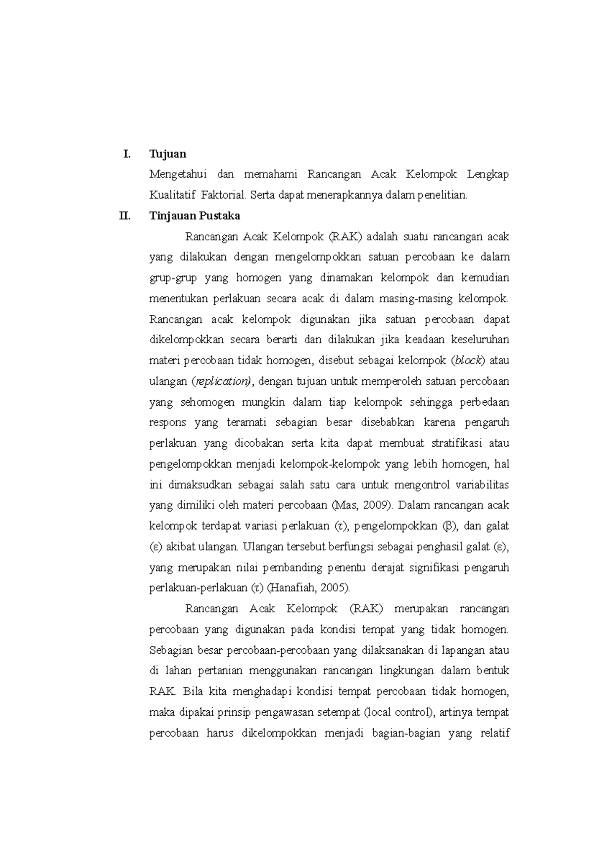 Analisis RAKL: Rancangan Acak Kelompok Lengkap Faktorial dan Uji Anova ...