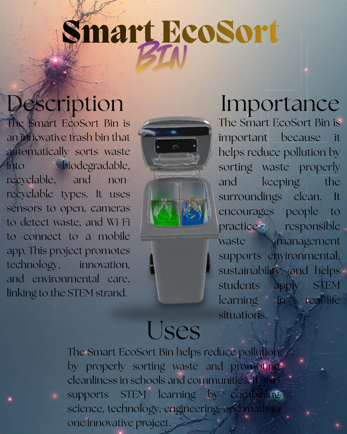 Smart EcoSort Bin: Innovative Waste Management for STEM Projects - Studocu