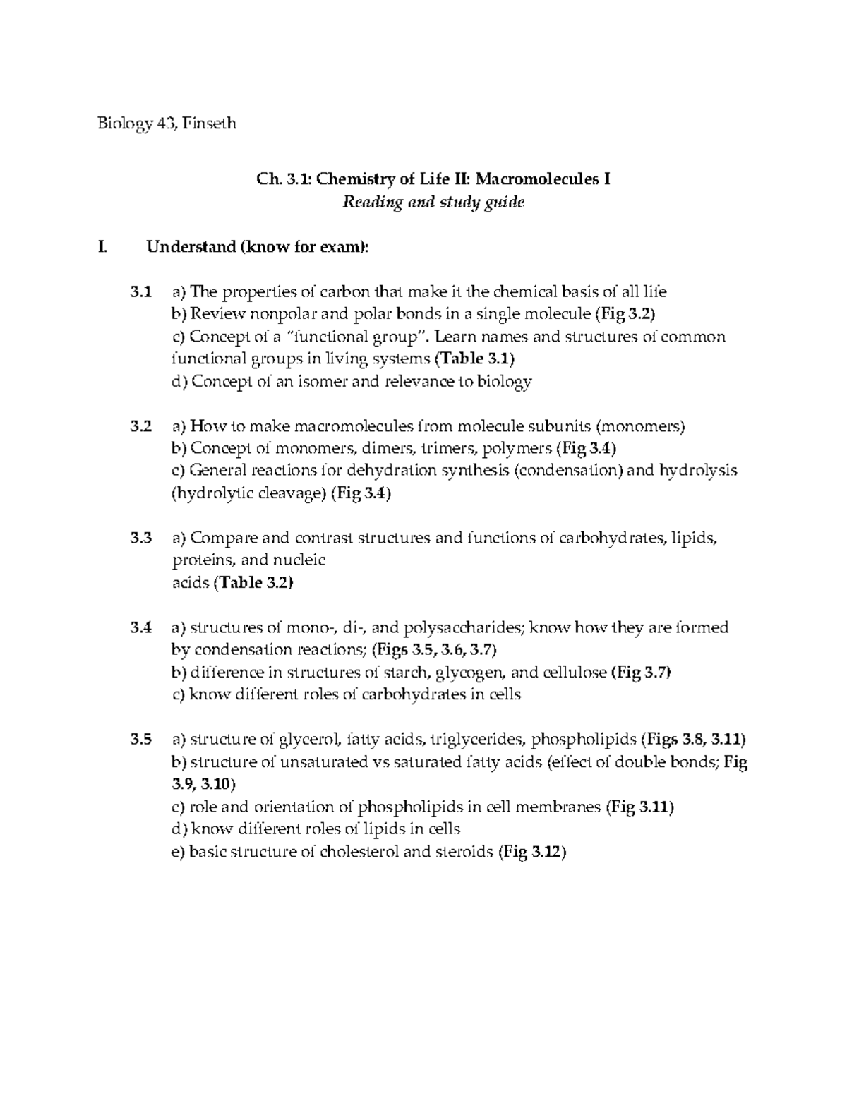 Biology 43, Exam 1 Study Guide: Cellular Respiration & Metabolism - Studocu