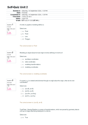 [Solved] If a point x y is rotated anticlockwise through an angle - Computer Graphics (CS 4406 ...