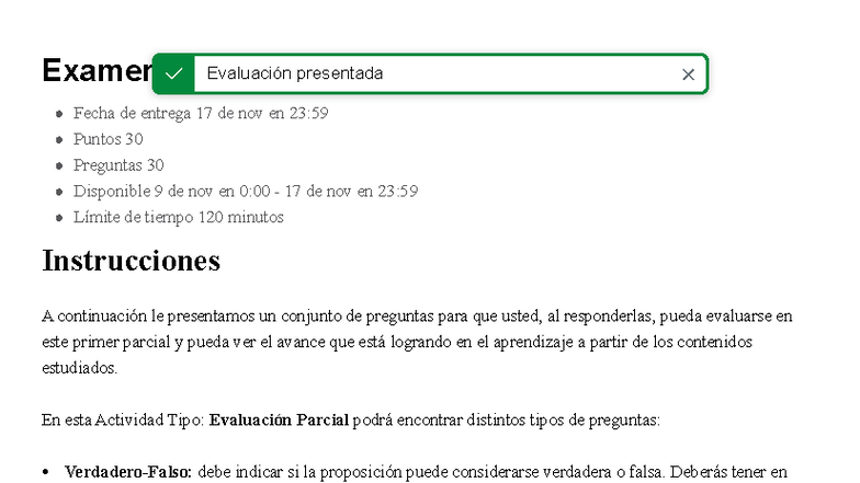 Examen Parcial 1 - [Unidad 1 y 2] Técnicas de Gestión - Studocu