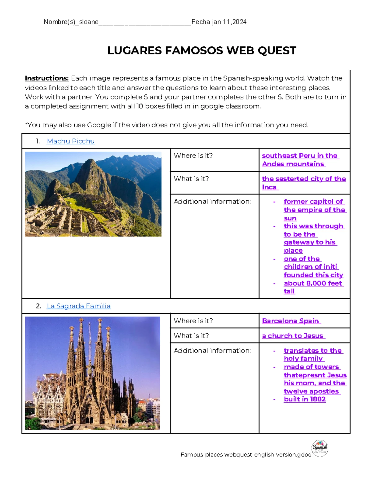 Lección 5: Vocabulario y Ejercicios de Contexto - Studocu