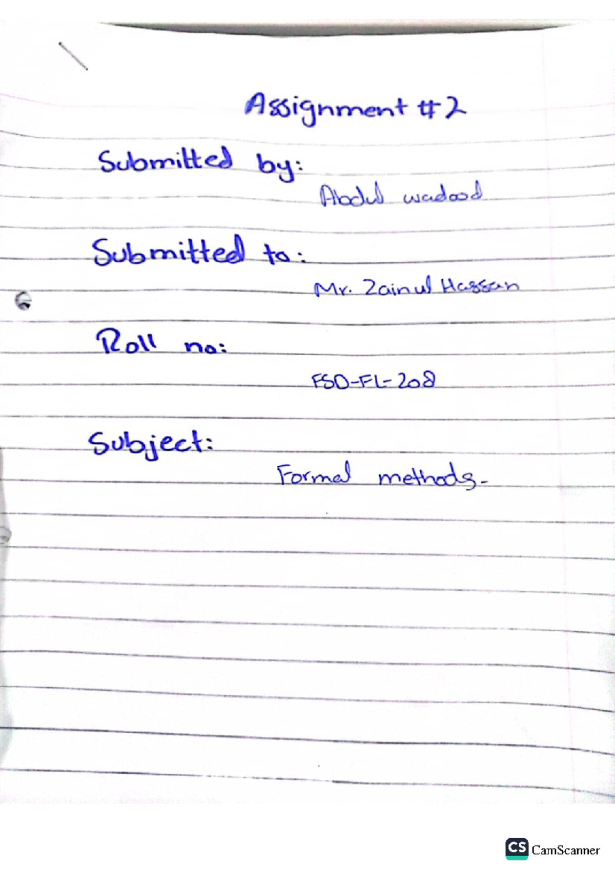 Formal Assignment 2 - Model checking, process of model checking ...