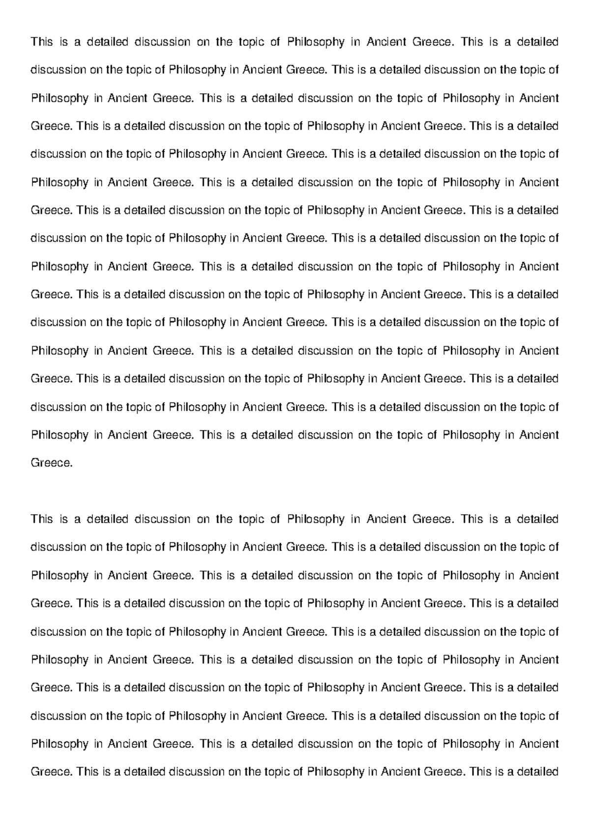 Philosophy in Ancient Greece: A Comprehensive Overview - Studocu
