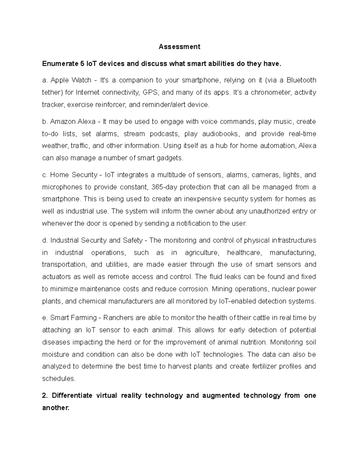 Module 6 - Activity: Exploring IoT Devices & Emerging Tech Impacts ...