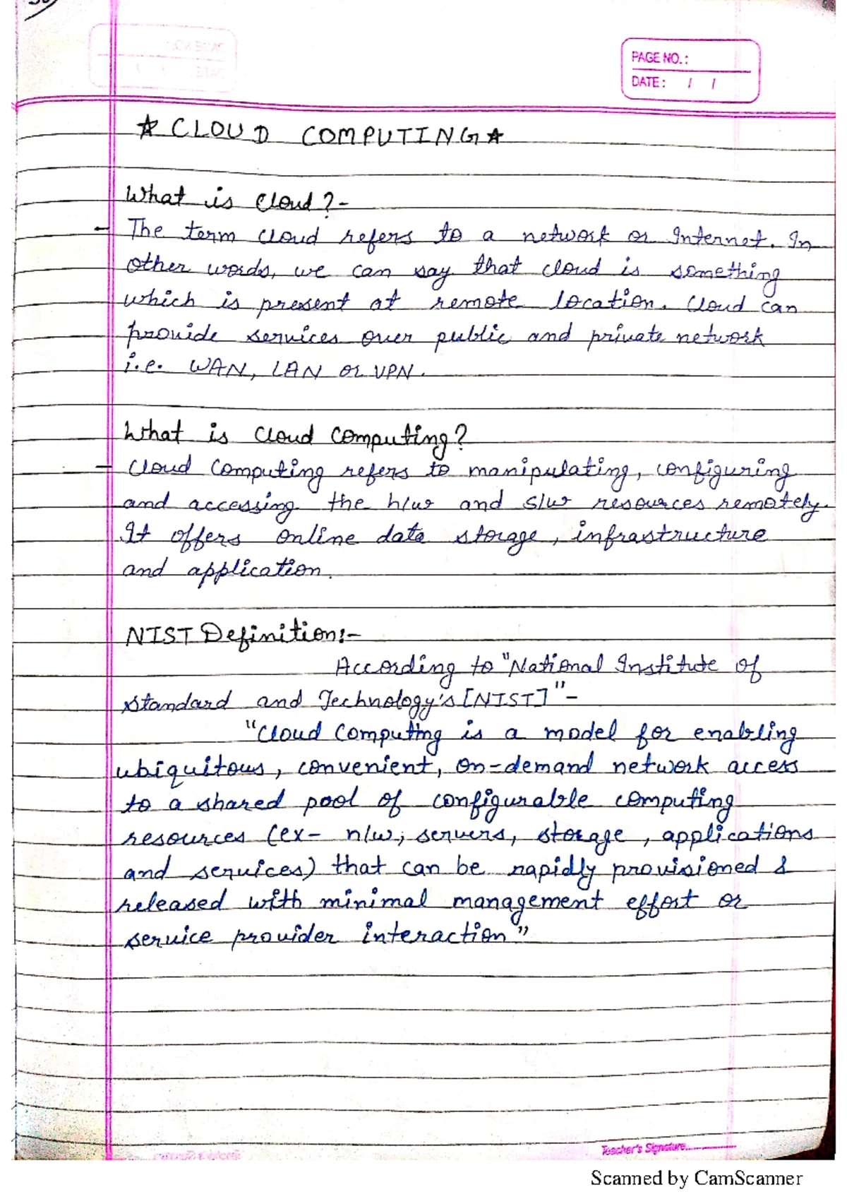 Clc - this is about clc - Introduction to Cloud Computing – Definition ...