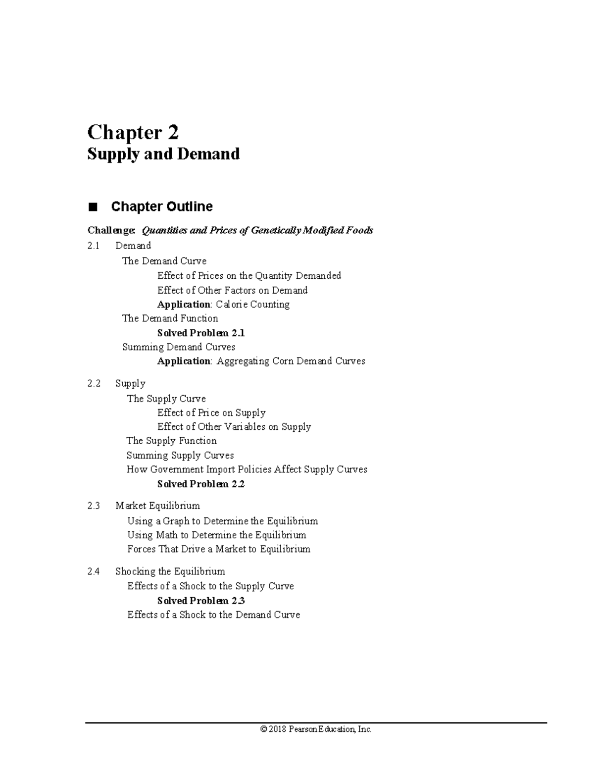 Microeconomics 101: Solutions to Chapter 2 - Supply and Demand - Studocu