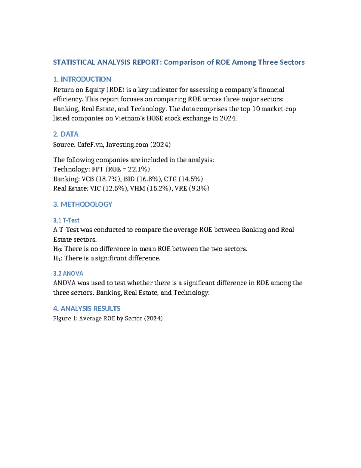 STAT 2024: ROE Comparison Report Among Banking, Real Estate, & Tech ...