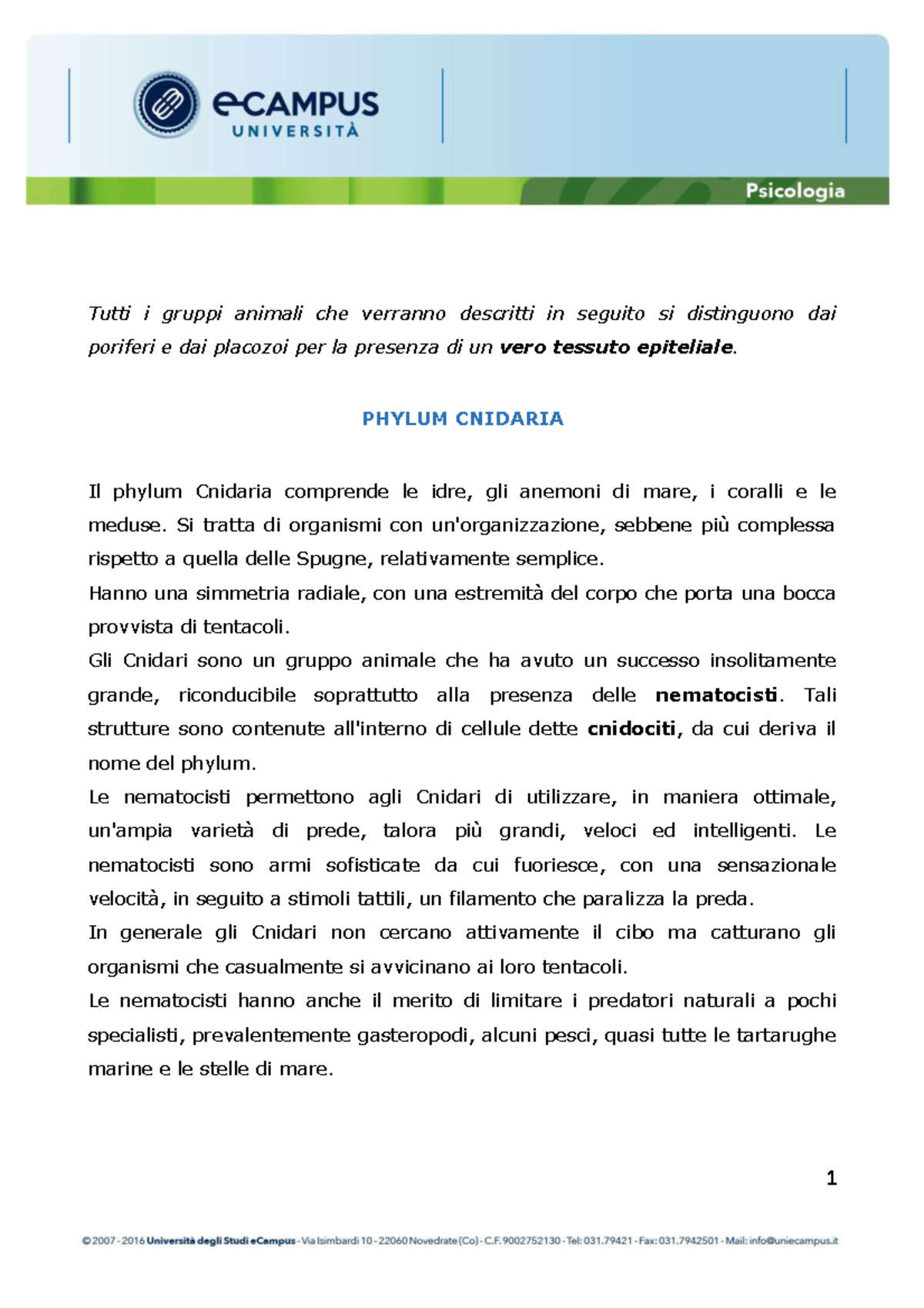 SCBI18 2564a 3321 - Riassunto biologia generale - Tutti i gruppi ...