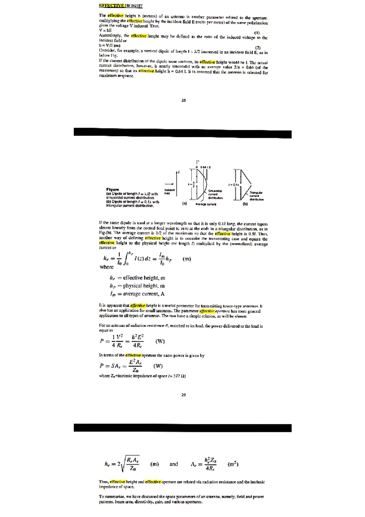 Effective Height and Its Relation to Antenna Parameters - Studocu