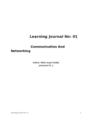 DCCN Project Proposal submission - Software Engineering (5th Semester) Data Communication ...