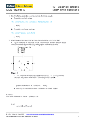 Edexcel A Level Physics Equations v1.0 A4 W - Edexcel Data and Formulae A Level - Studocu