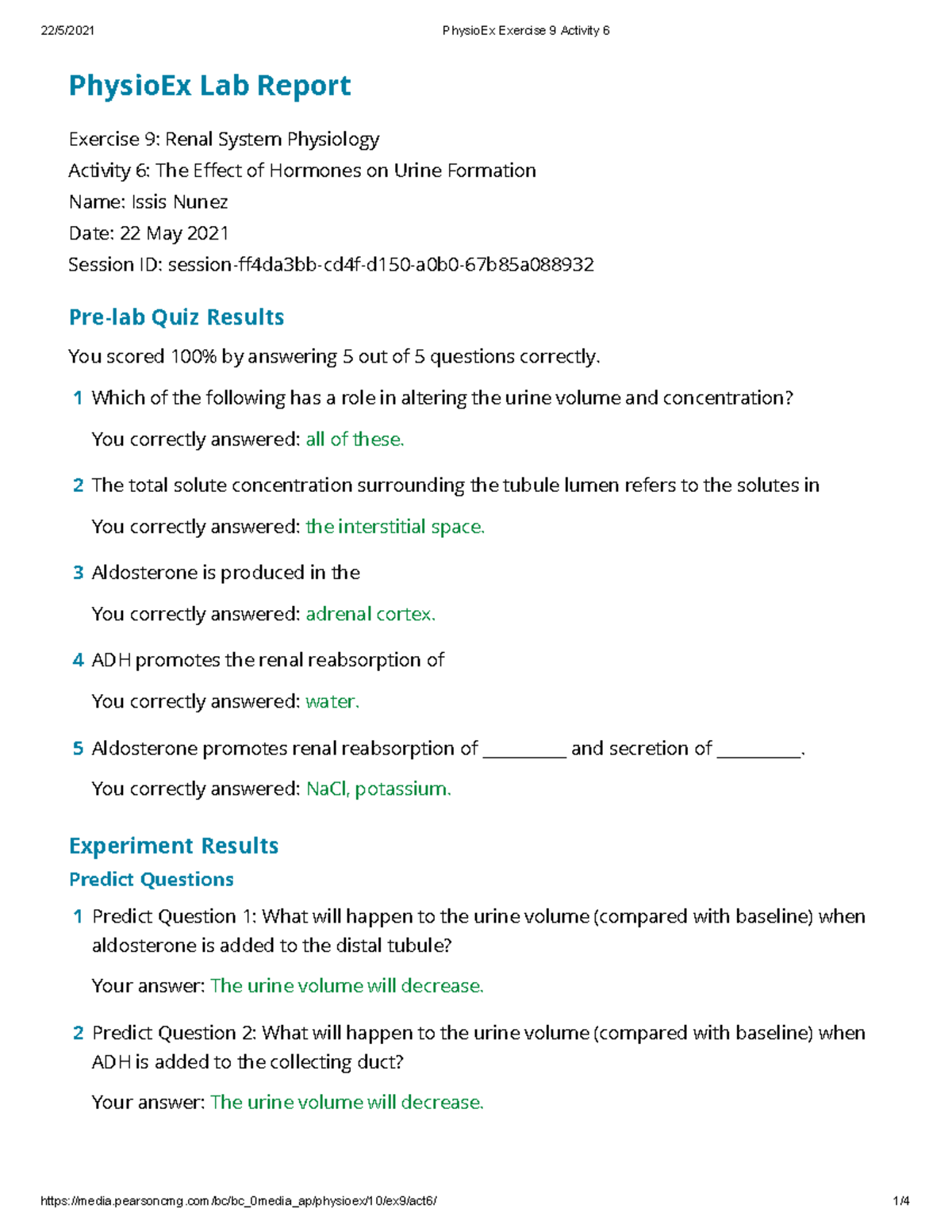 Physio Ex Exercise 9 Activity 6 Lab practical - PhysioEx Lab Report ...