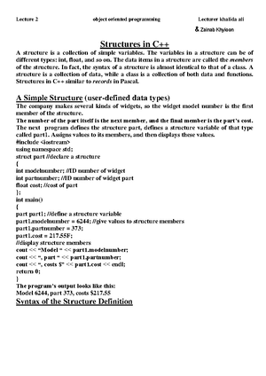 Chapter 1 - Data structure and algorithm - Data Structures and Algorithms Analysis 1 ...