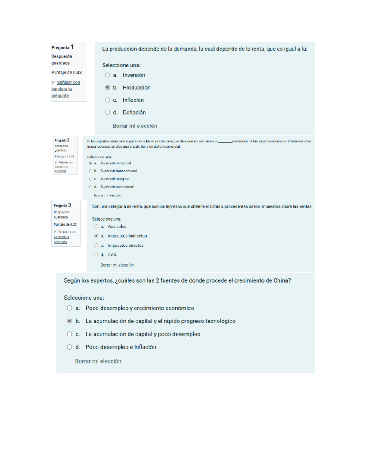 Examen Parcial Macro 2024: Preguntas y Respuestas Clave - Studocu