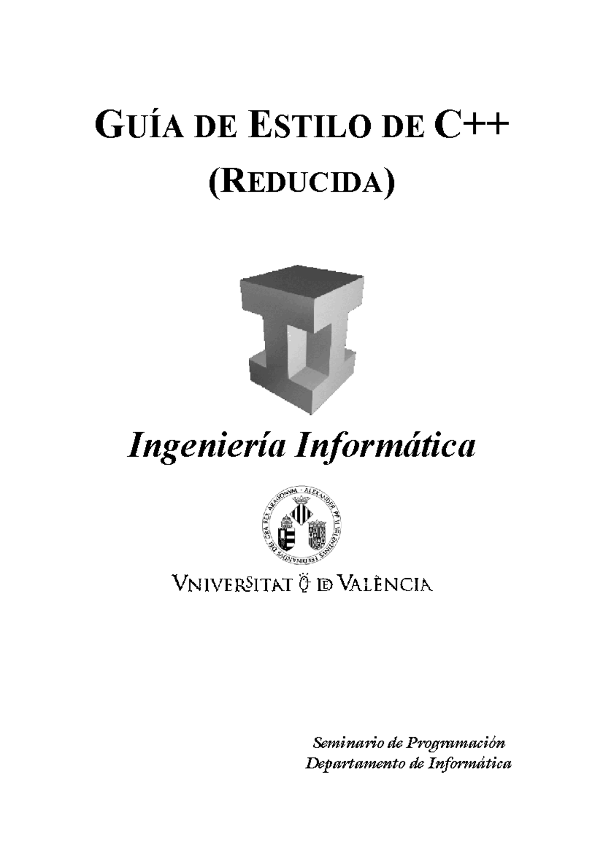 Estilocpp - ERTERTERT - G UÍA DE E STILO DE C++ (REDUCIDA ) Ingeniería ...