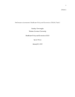 D223 Task 1 part 1 - Task 1 for D223 - passed - D223 – UKM2 ...