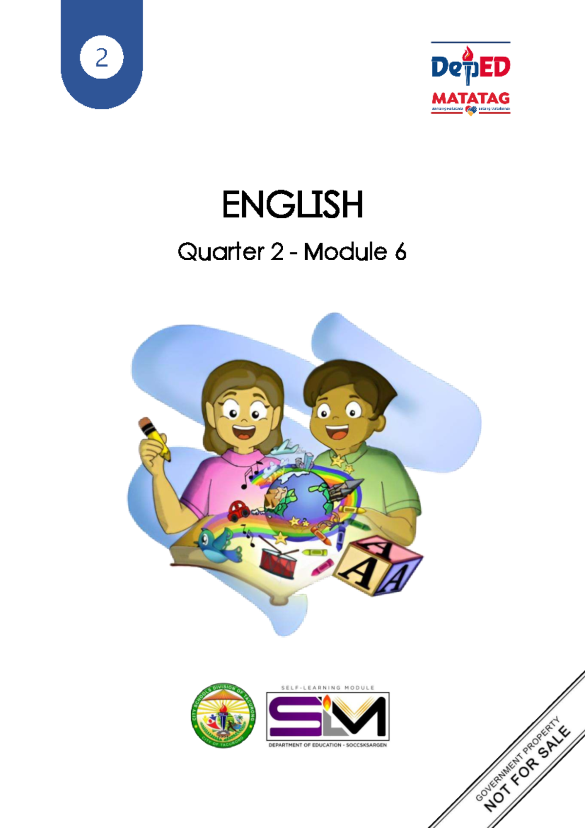 ENGLISH G2 Q2 M6: Punctuations in Telling & Asking Sentences - Studocu